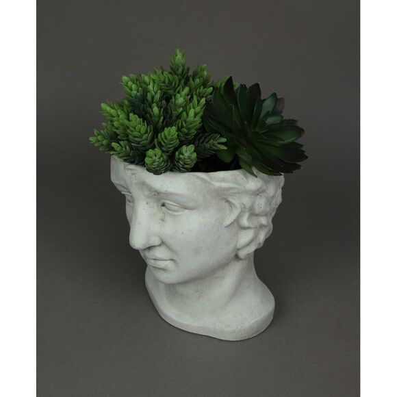 Things2Die4 | Other | Resin Classic Greek Statue Head Planter ...